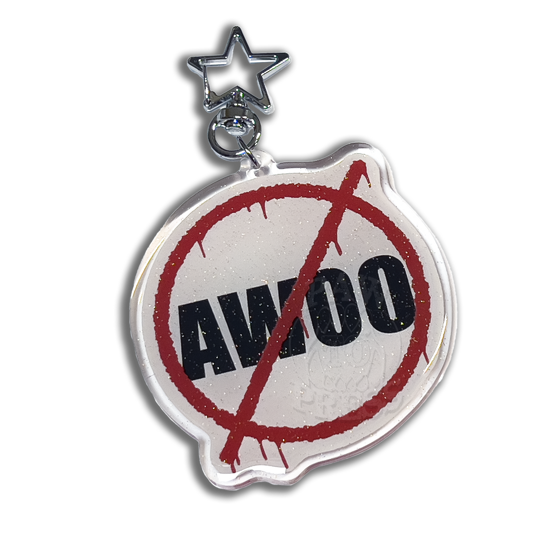 No Awoo Keychain Charm – Paw To Press